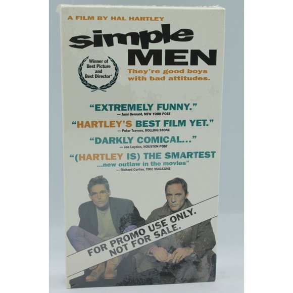 Media | Simple Men Vhs Sealed Rare 1999 Hal Hartley Indie Comedy Promo ...